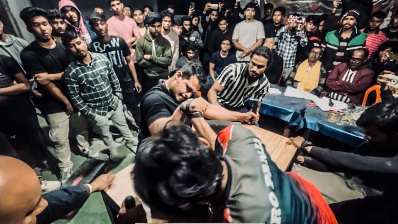 Armwrestling Competition | Tripura Pro Panja League 2024 | - YouTube