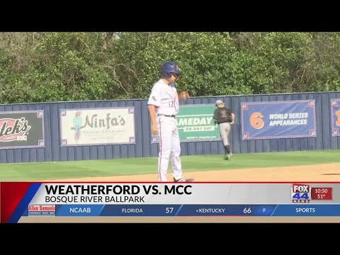 MCC Baseball Tops Weatherford College - YouTube