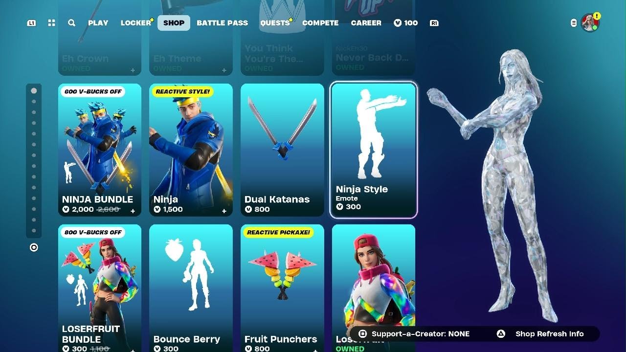 Fornite Item Shop *Clix Locker Bundle & Icon Skins Are Back !* (Aug ...