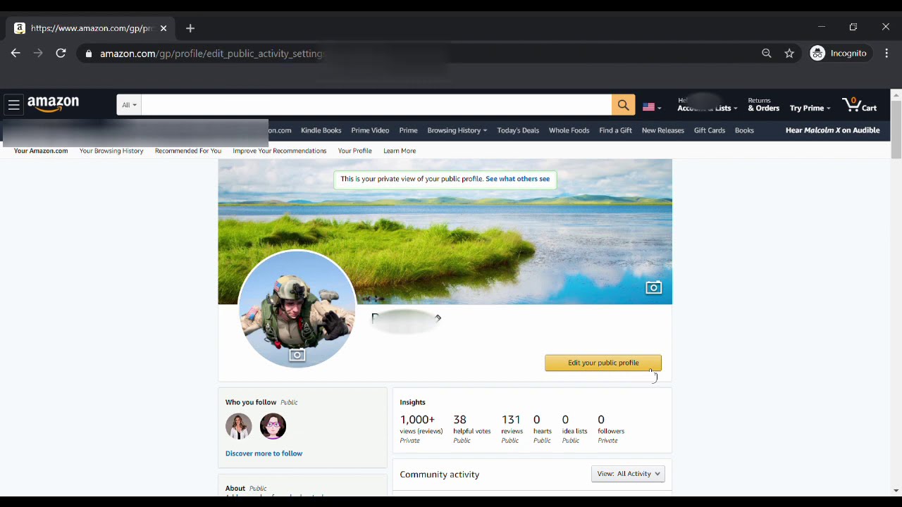 How to Remove Sensitivity Filter from Your Amazon Public Profile - YouTube
