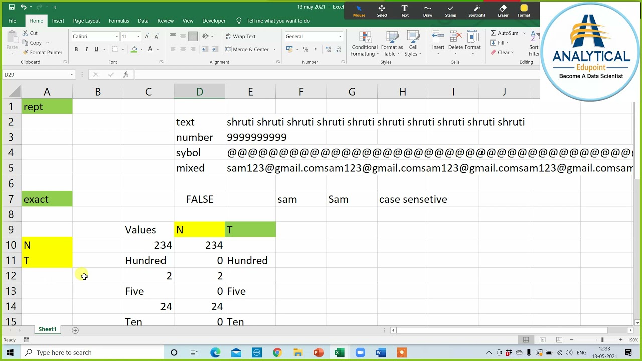 Fun and text to colum by formula - YouTube
