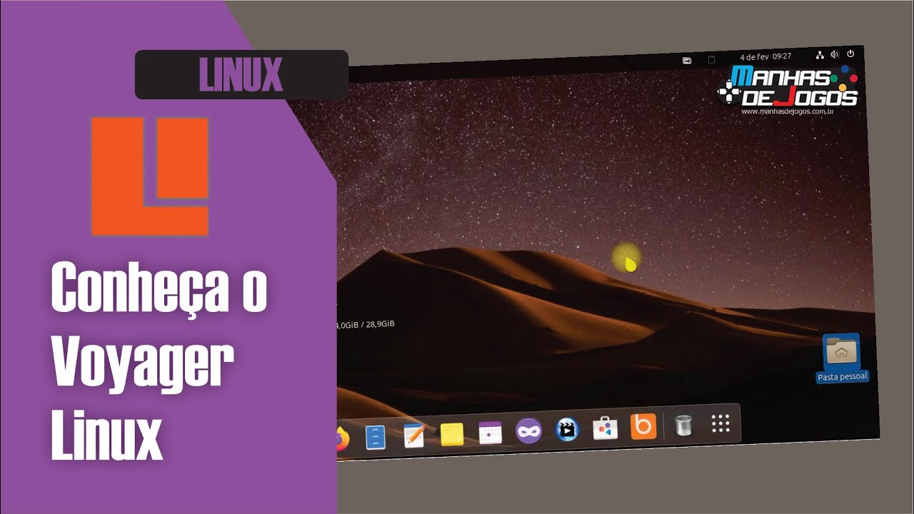 Conheça o Voyager Linux - YouTube