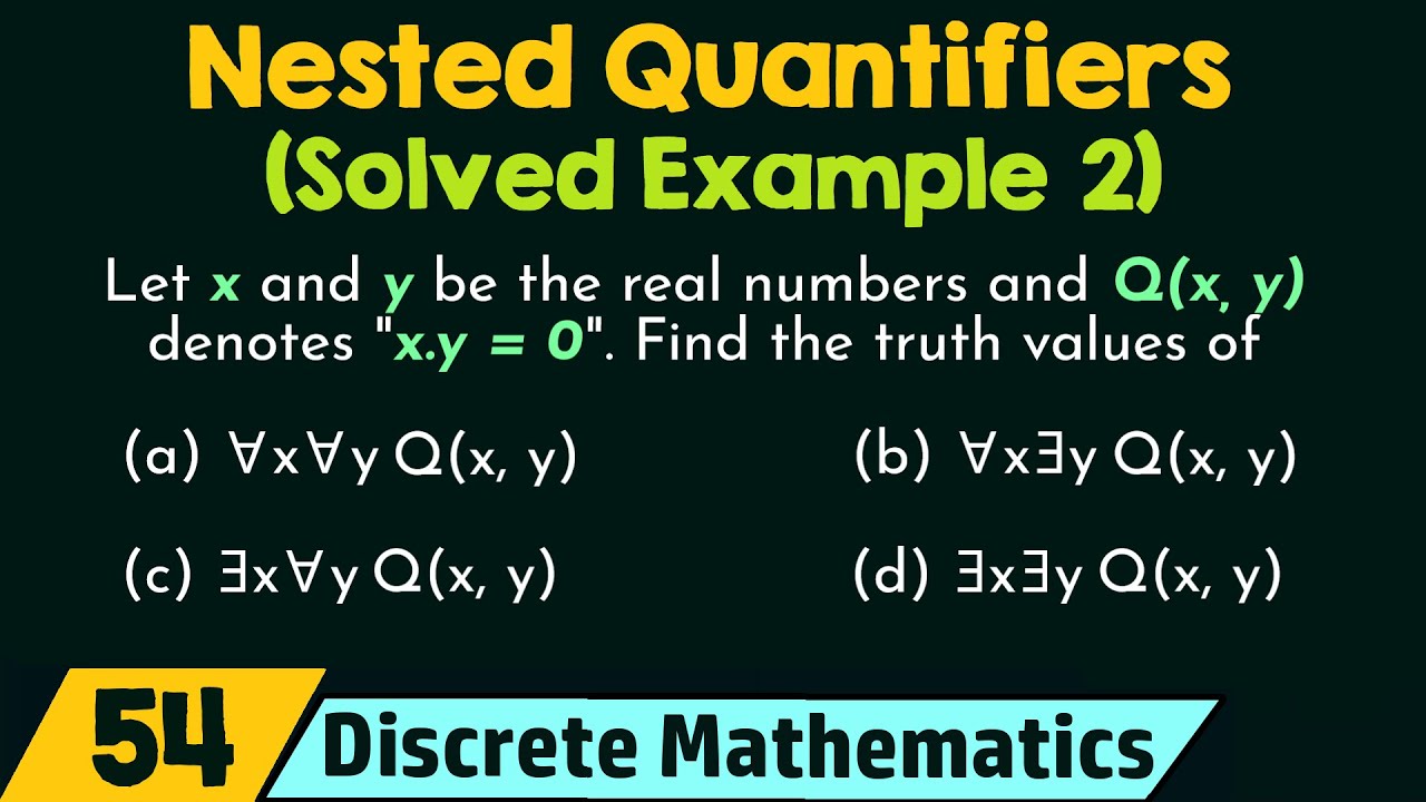 Nested Quantifiers (Solved Example 2) - YouTube