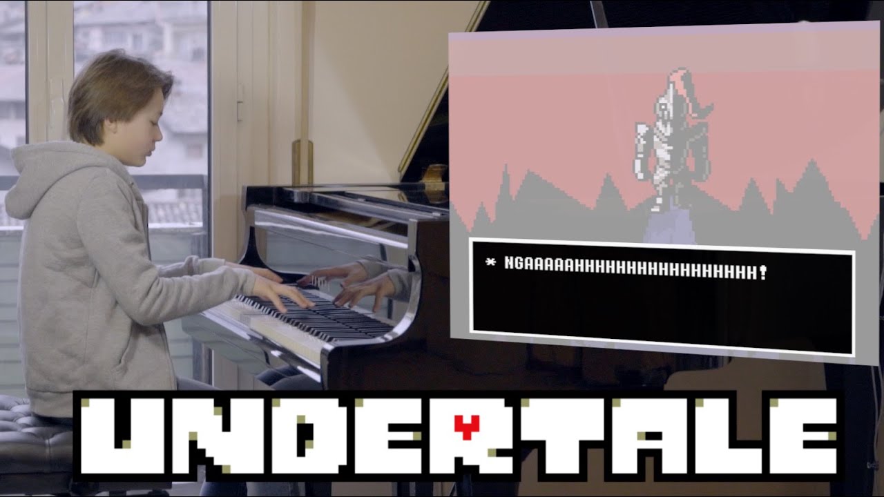 Undertale OST - NGAHHH!! / Spear of Justice (Piano Cover) - YouTube