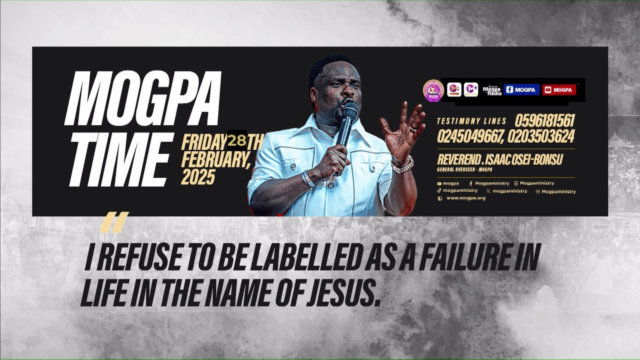 I REFUSE SATANIC LABELS || MOGPA TIME WITH REV O B || 28 - 02 - 2025 ...