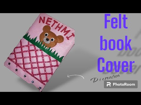 How to make felt book cover || felt craft idea at home || easy to make ...
