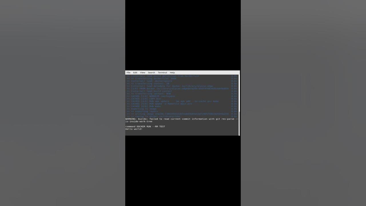 Programming c make qmake hello world - YouTube