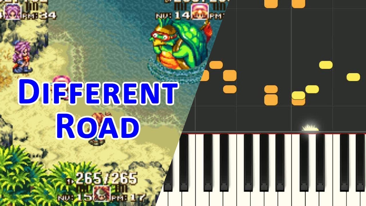 Piano - SNES Seiken Densetsu 3 - Different Road - YouTube