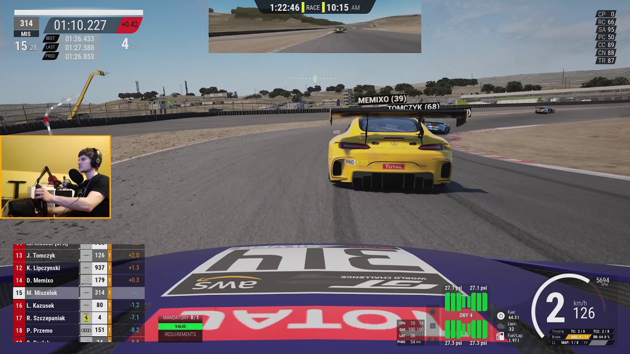 Simrace.pl - ACC International Endurance - R5 - Laguna Seca - Gold ...