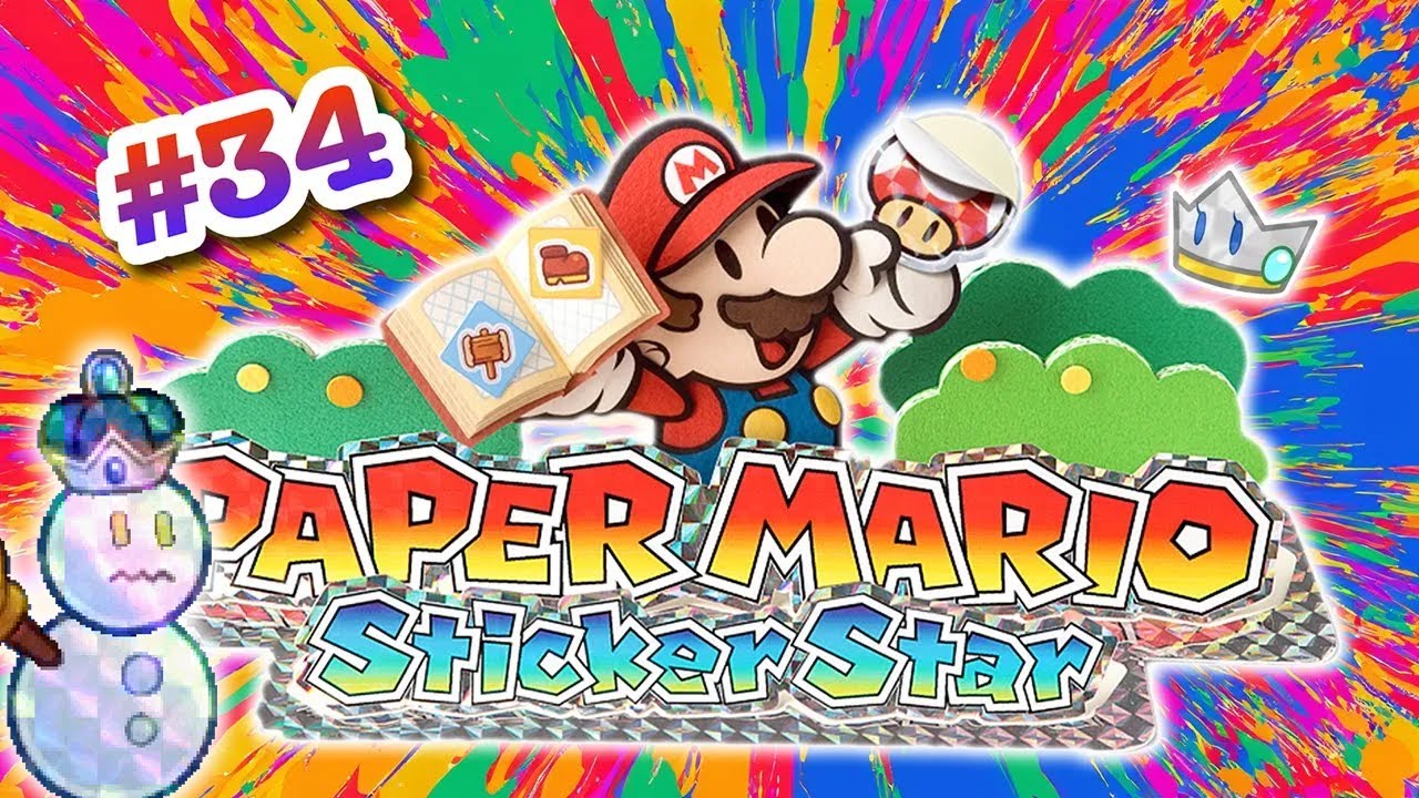 Paper Mario: Sticker Star | W4-6 Bowser's Snow Fort - YouTube