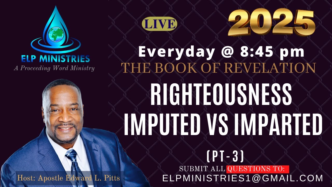 🅾🅿🅸🅲: Righteousness Imputed vs Imparted (PT-3) [Rev. 19:6-8] - YouTube