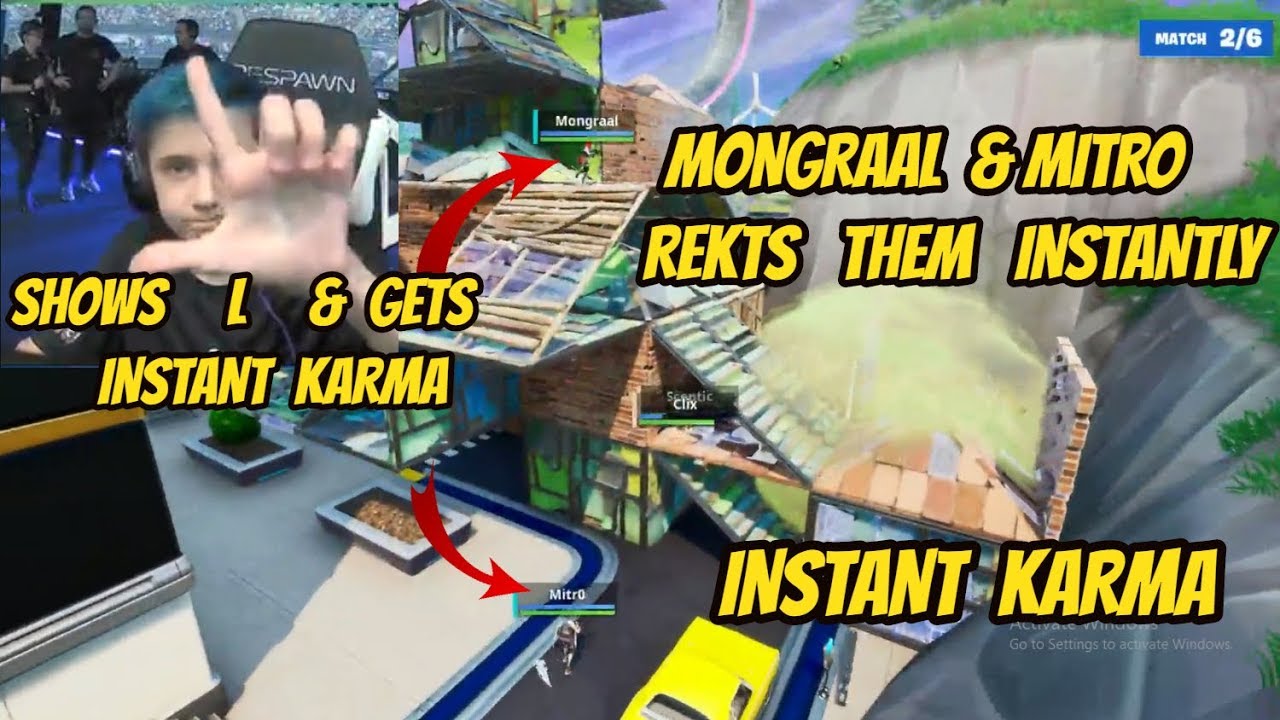 MSF SCEPTIC SHOWS L & GETS INSTANT KARMA FORTNITE WORLDCUP FINALS - YouTube