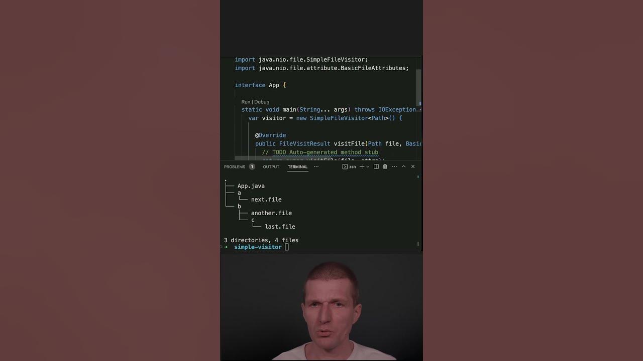 Listing Files From Nested Folders #java #shorts - YouTube