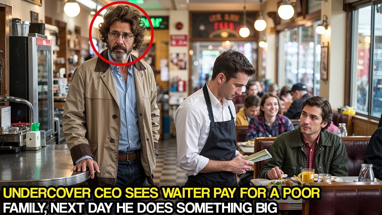 Undercover CEO Sees Waiter Pay For A Poor Family, Next Day He Does ...