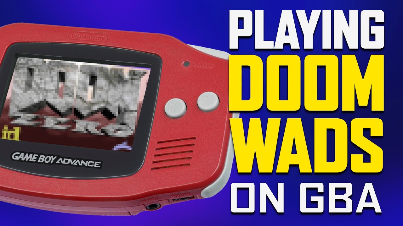 Playing Doom Wads on the GBA - YouTube