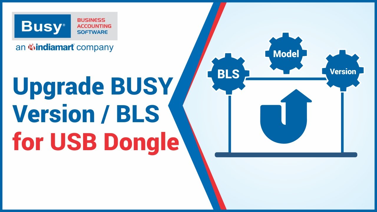 Upgrade BUSY Version / BLS for USB Dongle (English) - YouTube