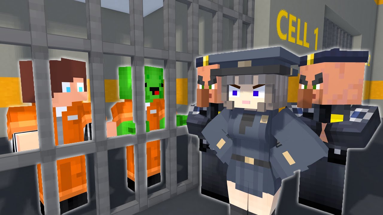 MAIZEN : JJ & Mikey ESCAPE from PRISON - A Minecraft Animation - YouTube