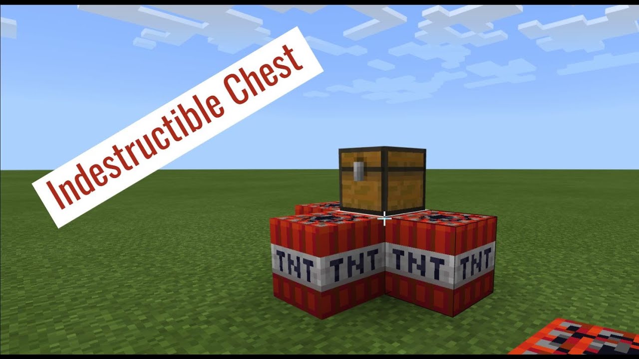 How to make an indestructible chest in Minecraft - Tutorial #2 - YouTube