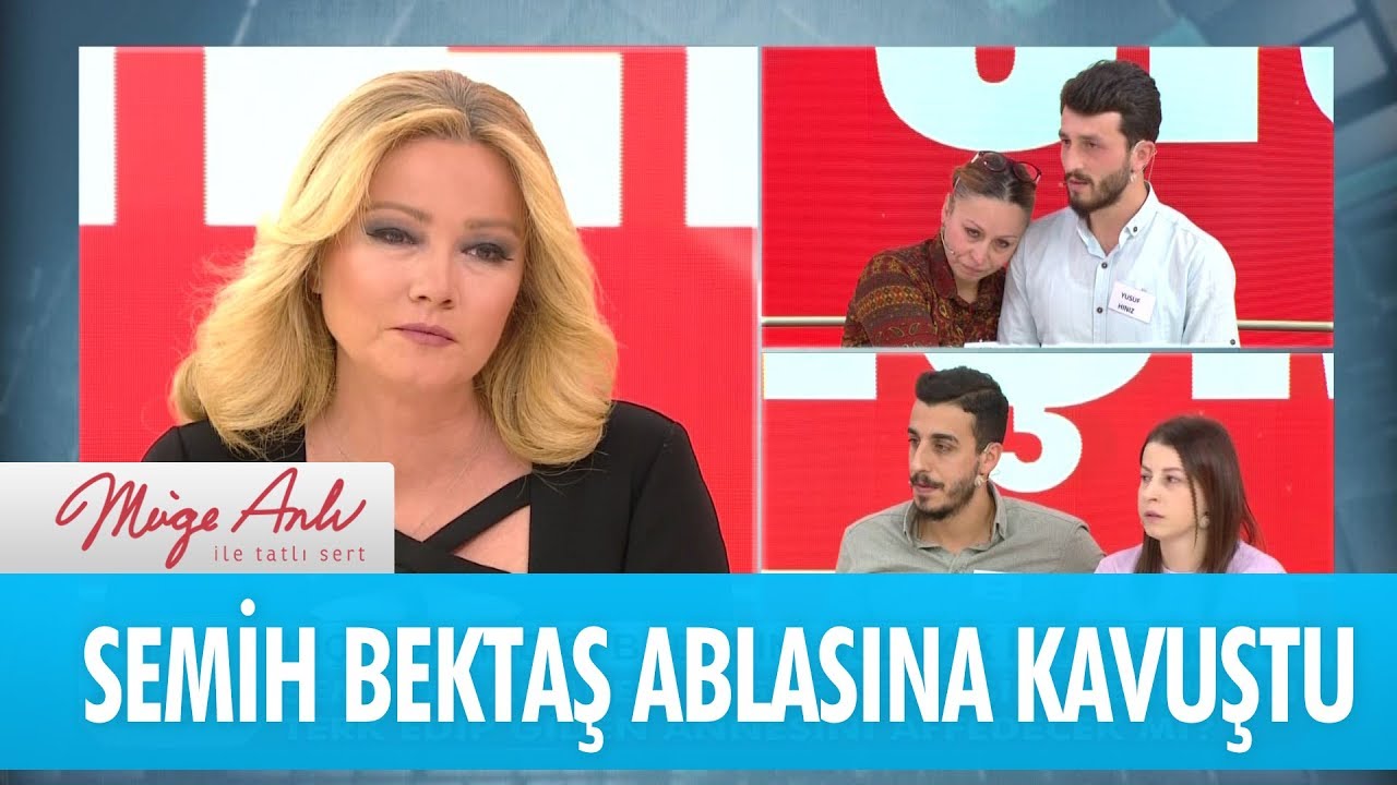 Semih Bektaş ablasına kavuştu - Müge Anlı İle Tatlı Sert 20 Kasım 2018 ...