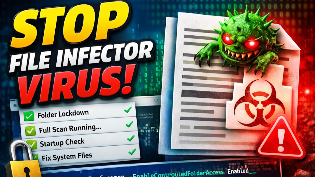 How to Prevent File Infector Virus Before It Spreads [4 Windows ...