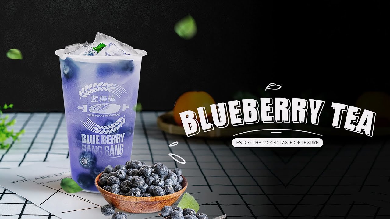 Blueberry Fruit Tea! From Blue Berry Bang Bang - YouTube