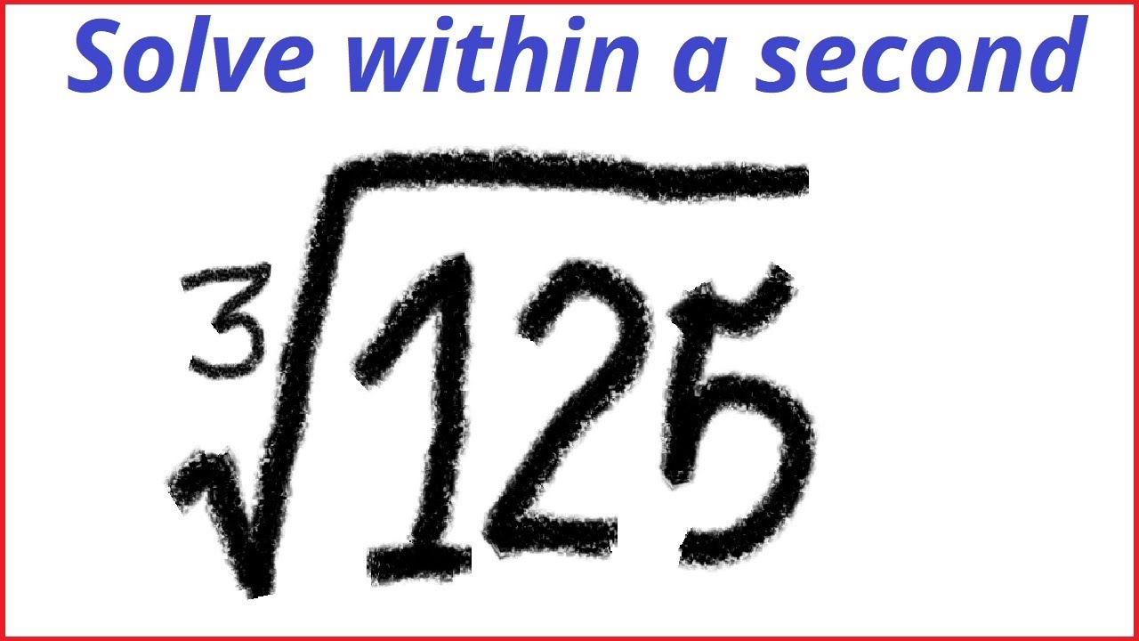 3rd Roots And Square Roots Tricks Math Tricks YouTube