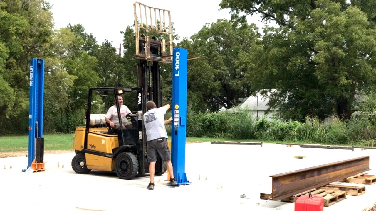 10,000lb 2 Post Lift Gantry Crane - New Machines - Heavy Machine Dolly ...