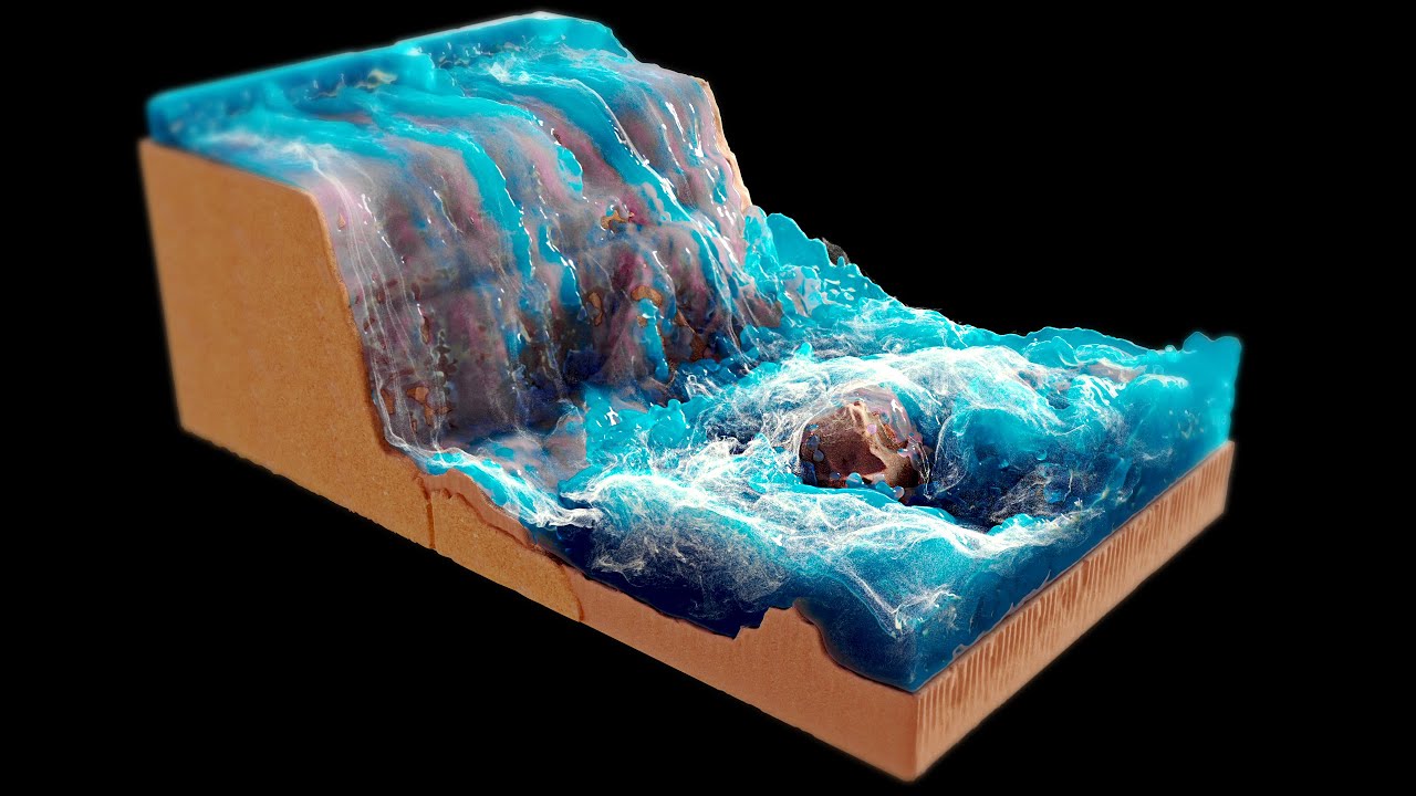 Blender Flip Fluids - Waterfall Simulation - YouTube