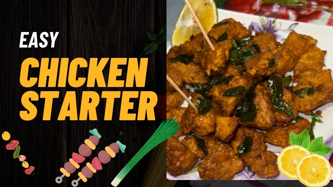 Easy & Tasty Chicken Starter | Bachelor Style Restaurant Taste Chicken ...