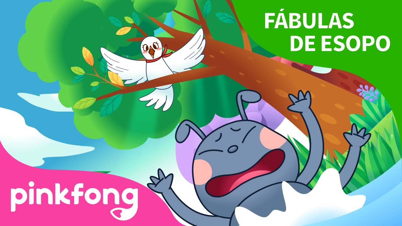 La Hormiga y el Ave | Fábulas de Esopo | Pinkfong Cuentos Infantiles ...