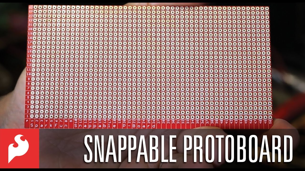 SparkFun Snappable Protoboard - YouTube