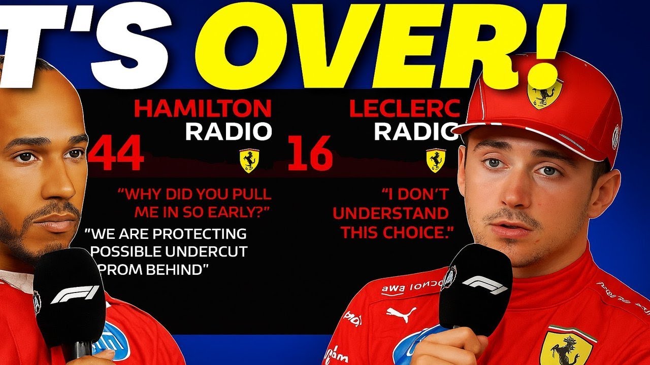Hamilton & Leclerc Furious After SHOCKING Ferrari Radio Leak Stuns F1 ...