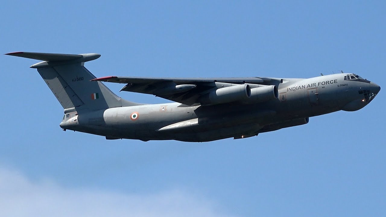 Indian Air Force Ilyushin IL-78MKI KJ-3450 Dover AFB Departure - YouTube