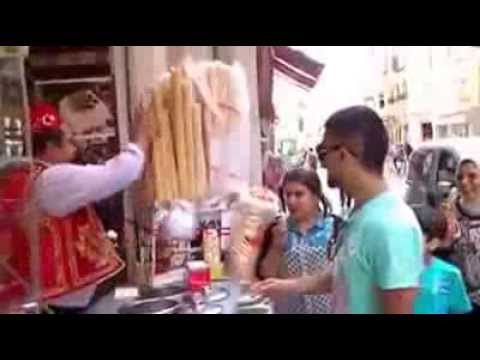 Servieren Eis in der Türkei