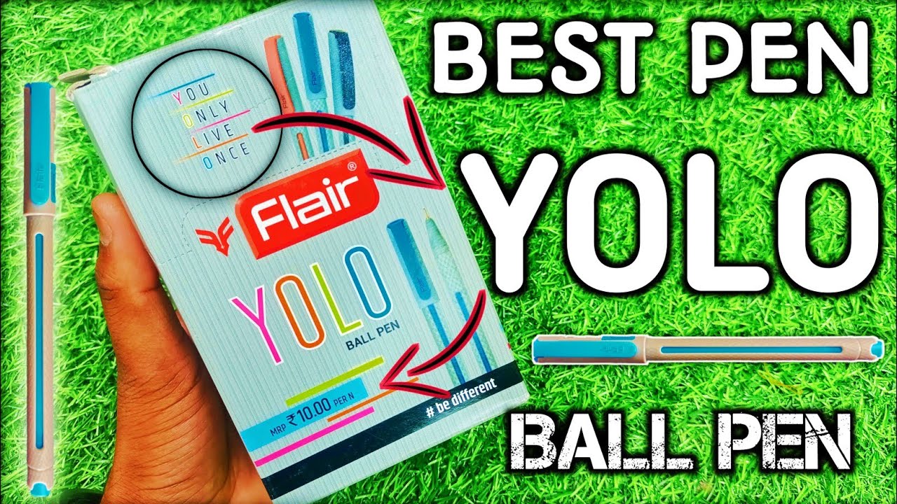 Best Ball Pen Flair Yolo || Mrp-10 || Toppers Choice || @YTSTATIONARY ...