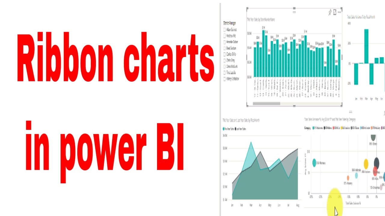 Ribbon charts in power BI | Power bi in tamil Vathiyar | Part 15 - YouTube