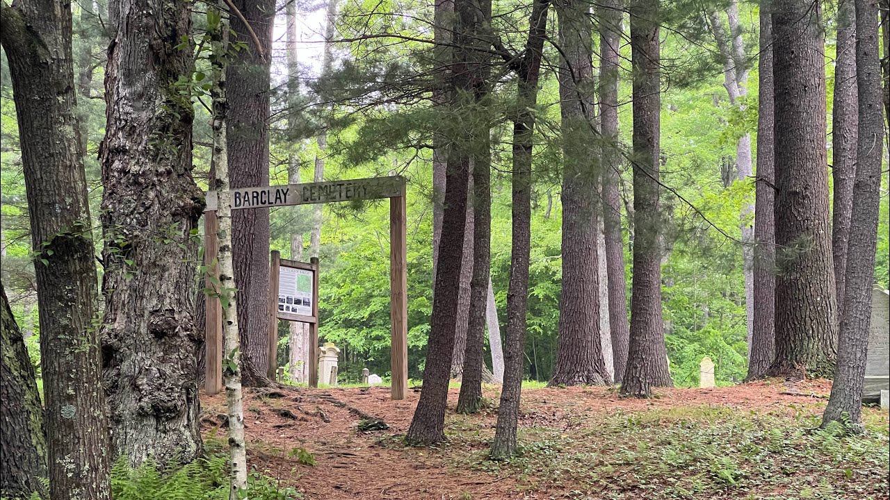 Exploring the haunted Barclay cemetery - YouTube