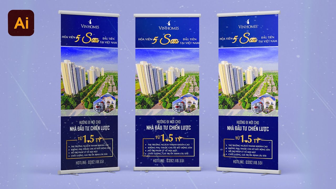 Hướng Dẫn Thiết Kế Banner, Standee Bất Động Sản Bằng Illustrator ...
