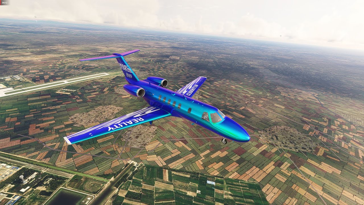 [MSFS] Fly Textron Citation CJ4 Around - YouTube