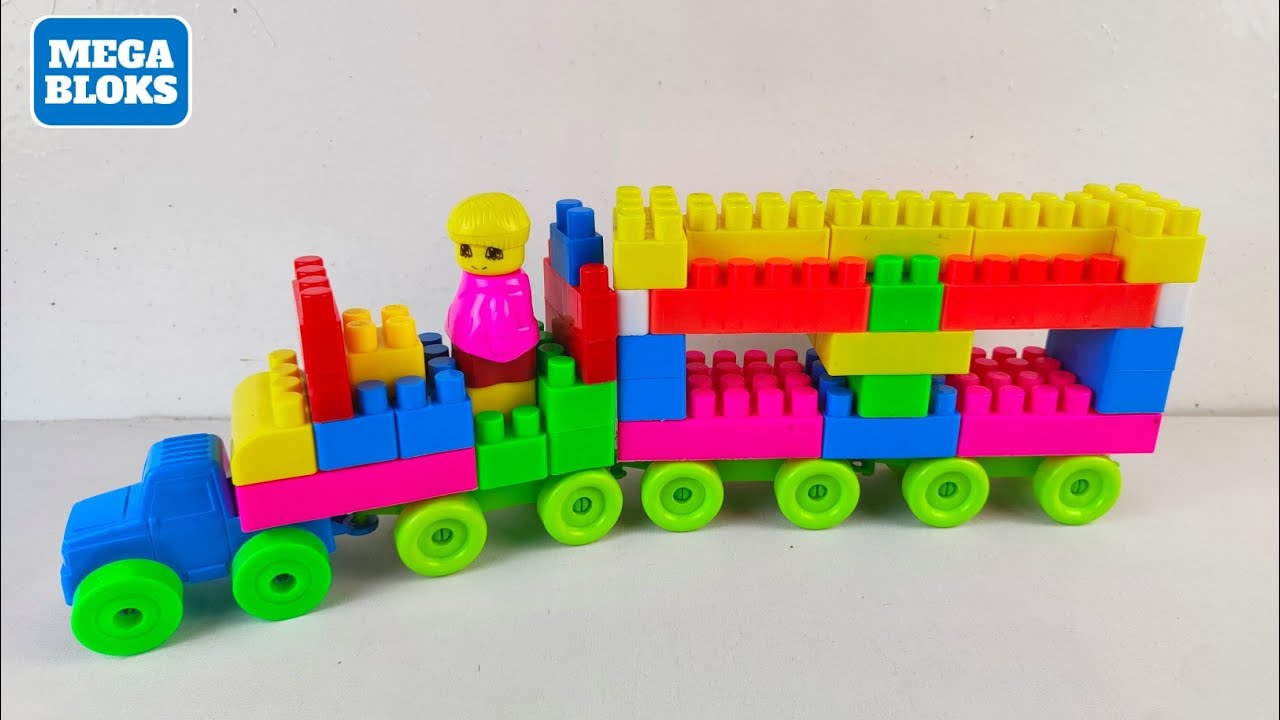 TUTORIAL How To Make a Train From Mega Lego Easy CRAFTING BUILDING DIY ...