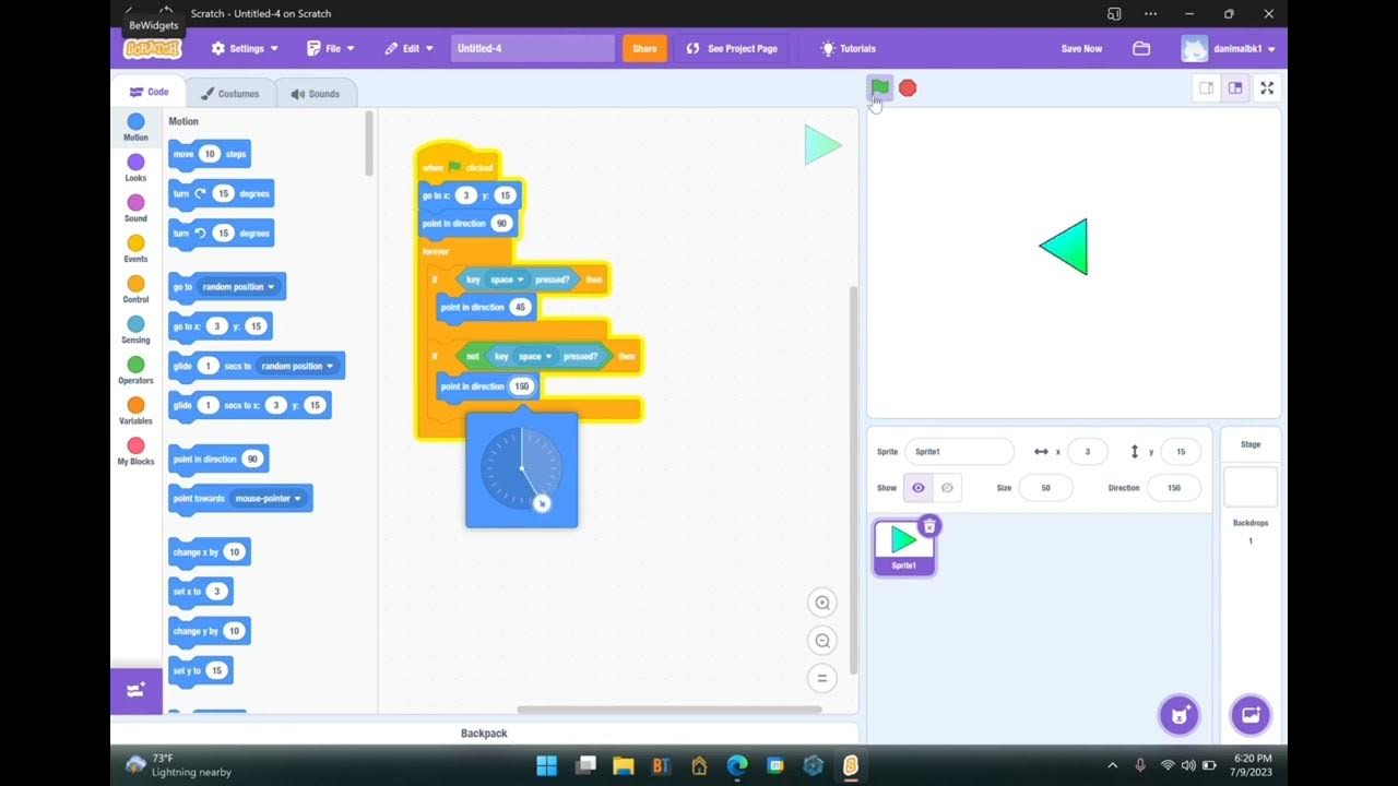 How to make the wave from Geometry Dash in Scratch - YouTube