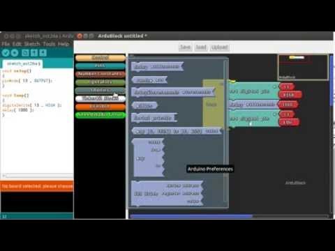 ArduBlock: set-up and demo - YouTube