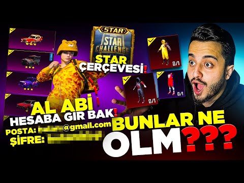 TR DEKİ EN NADİR HESABI BAYRAKTA BANA VERDİ! BÖYLESİNİ GÖRMEDİM! (STAR ÇERÇEVELİ) PUBG Mobile