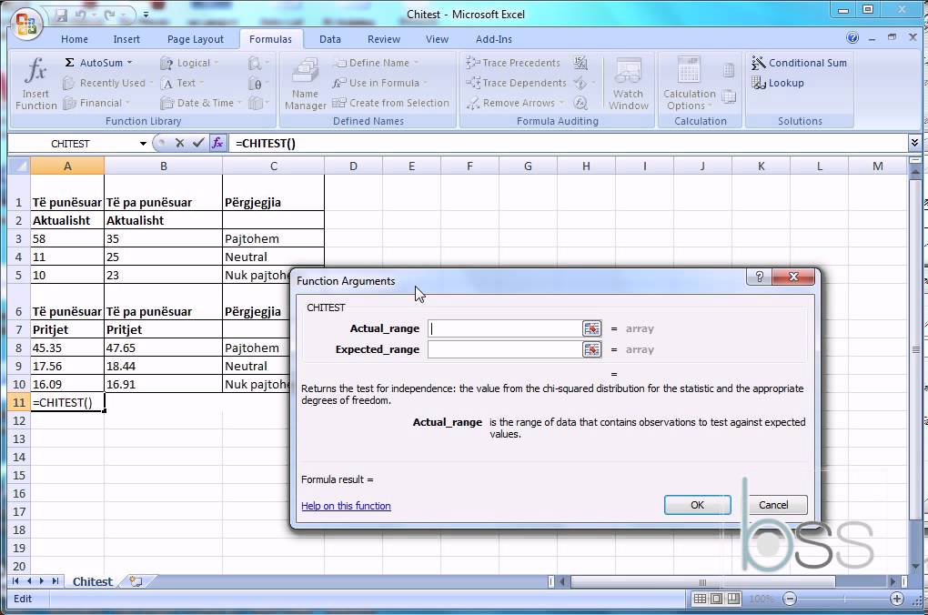 Video mesime per MS Excel, prezantuar nga Besnik Skenderi funksioni ...