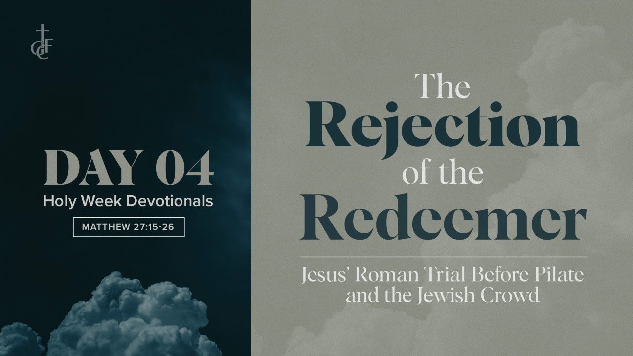 Holy Week Devotionals • Day 4 • April 1, 2021 - YouTube