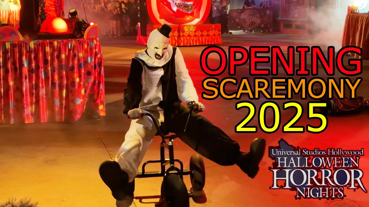 Halloween Horror Nights Opening Scaremony 2025 at Universal Studios ...