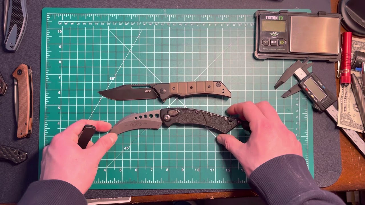 Zero Tolerance (ZT) 0223 comparison to stuff around! Get size idea ...