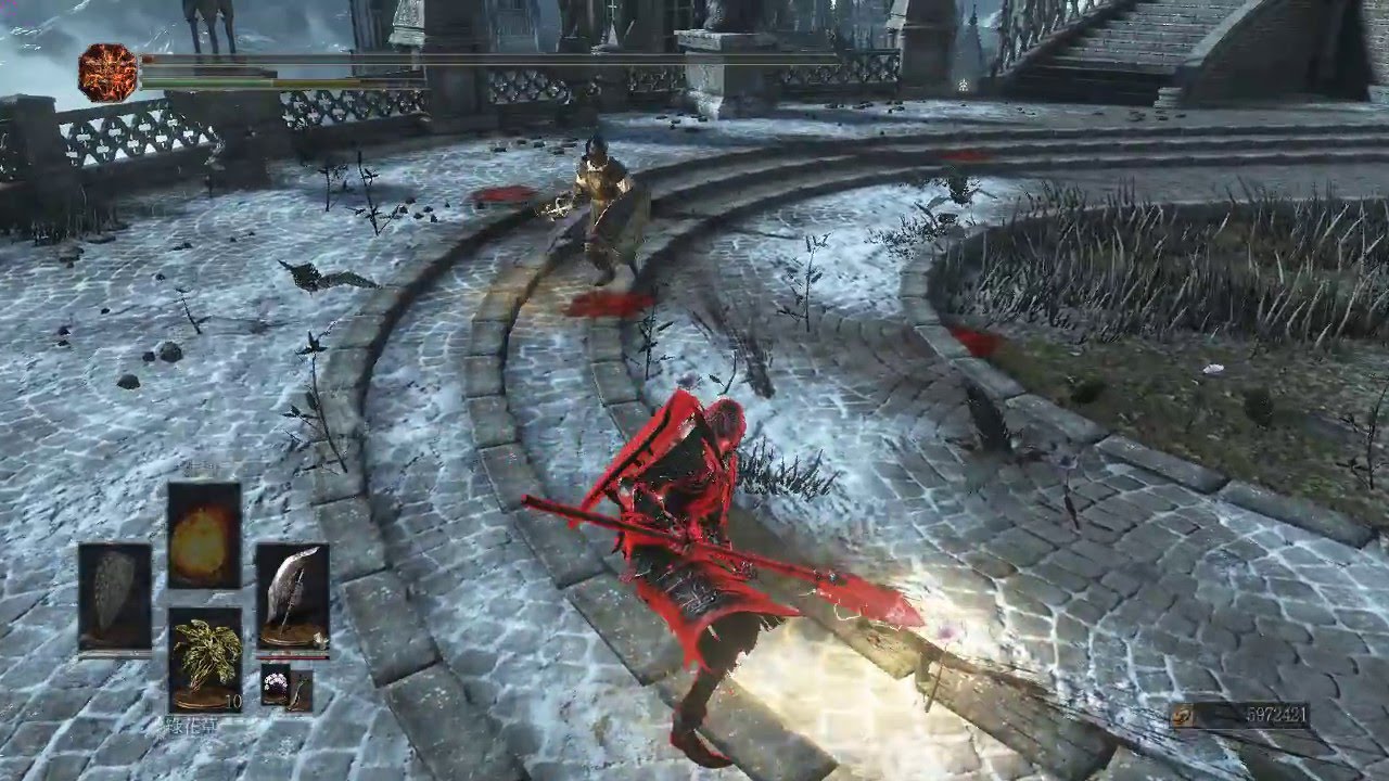 Dark Souls 3 PVP Wing knight halberd - YouTube