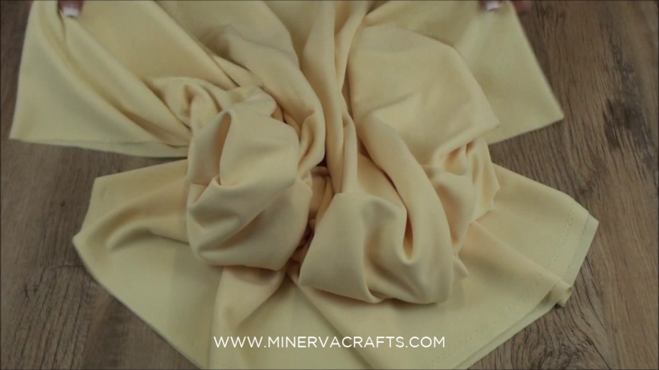 Drapey Polyester Stretch Jersey Dress Fabric - YouTube