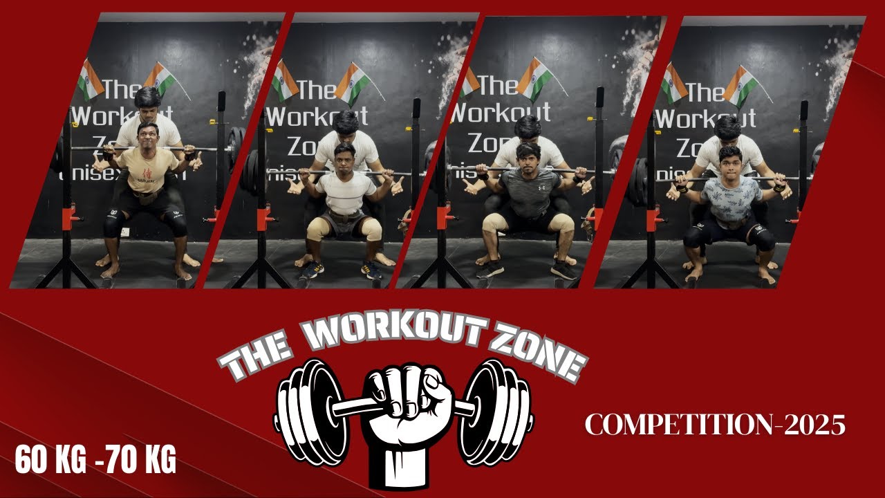 The Workout Zone Gym Competition 2025 (60-KG to 70 KG Group) - YouTube